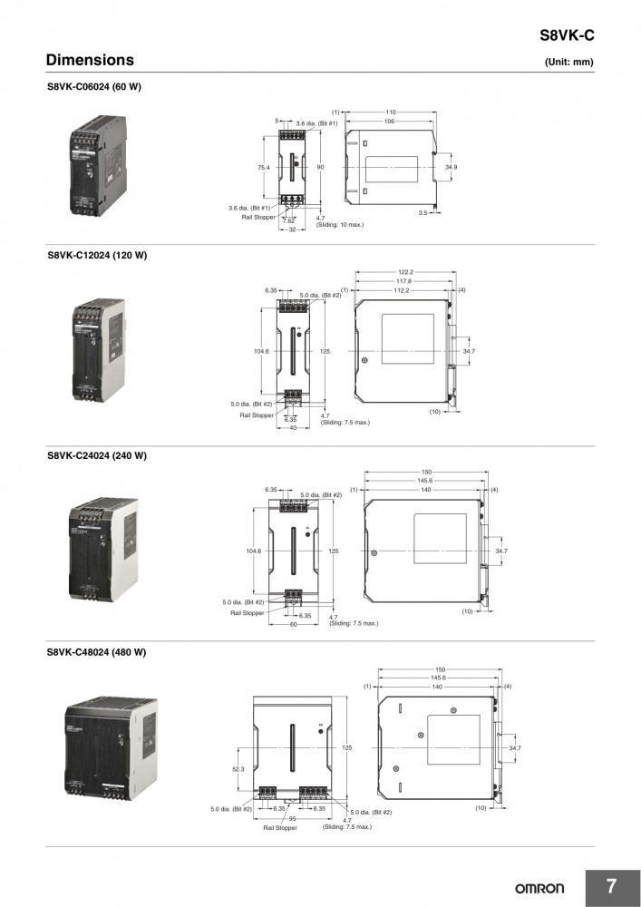 S8VK-C series documentation page 7