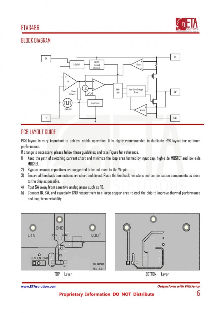 ETA3486S2F datasheet page 6