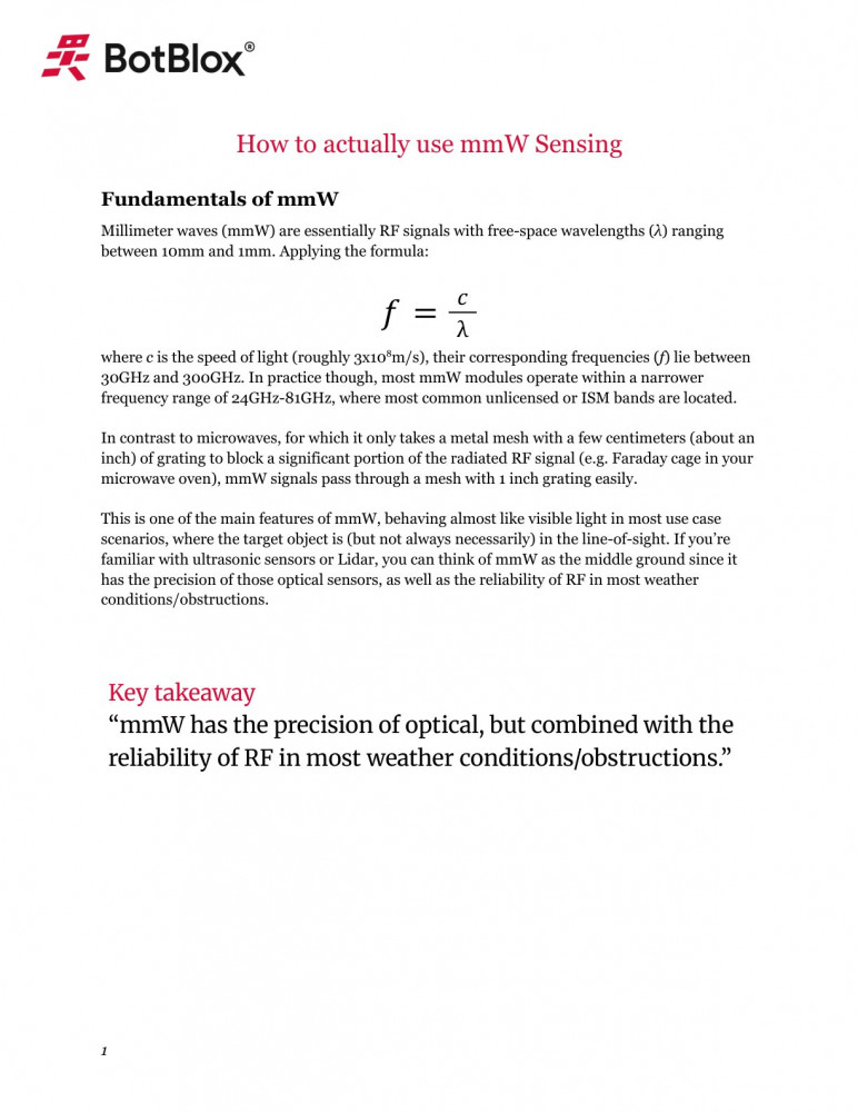 Technical document page 1