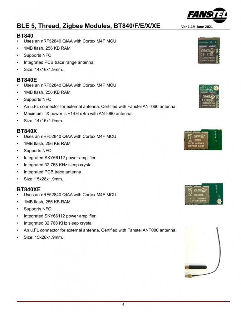 BT840F documentation page 4