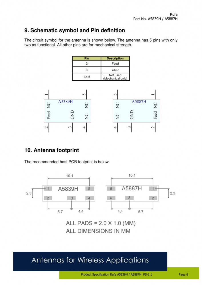 A5887H datasheet page 6