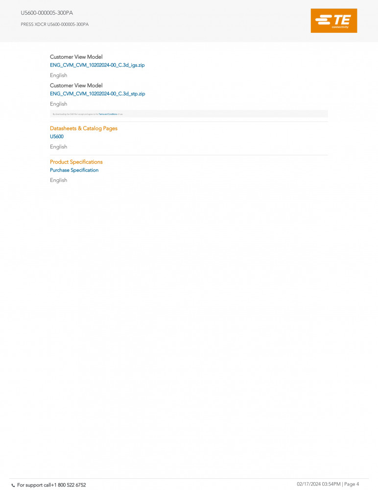 U5600 technical document page 4