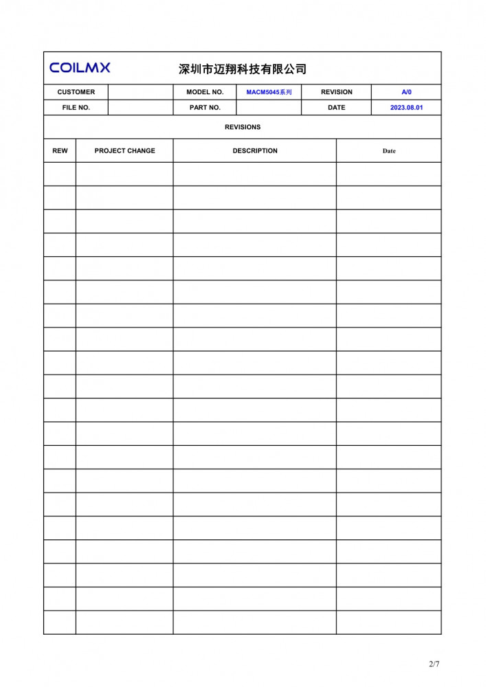 MACM5045-501 specification page 2