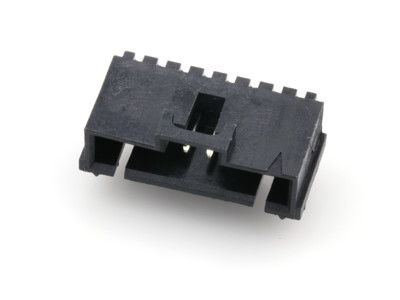 2.54mm Pitch SL Header, Single Row, Right Angle, 3.05mm Pocket, Shrouded, with Press-fit Plastic Peg, 8 Circuits, 0.38µm Gold (Au) Selective Plating, Tin (Sn) PC Tail Plating for sale