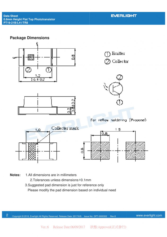 PT19-21B/L41/TR8 datasheet page 2