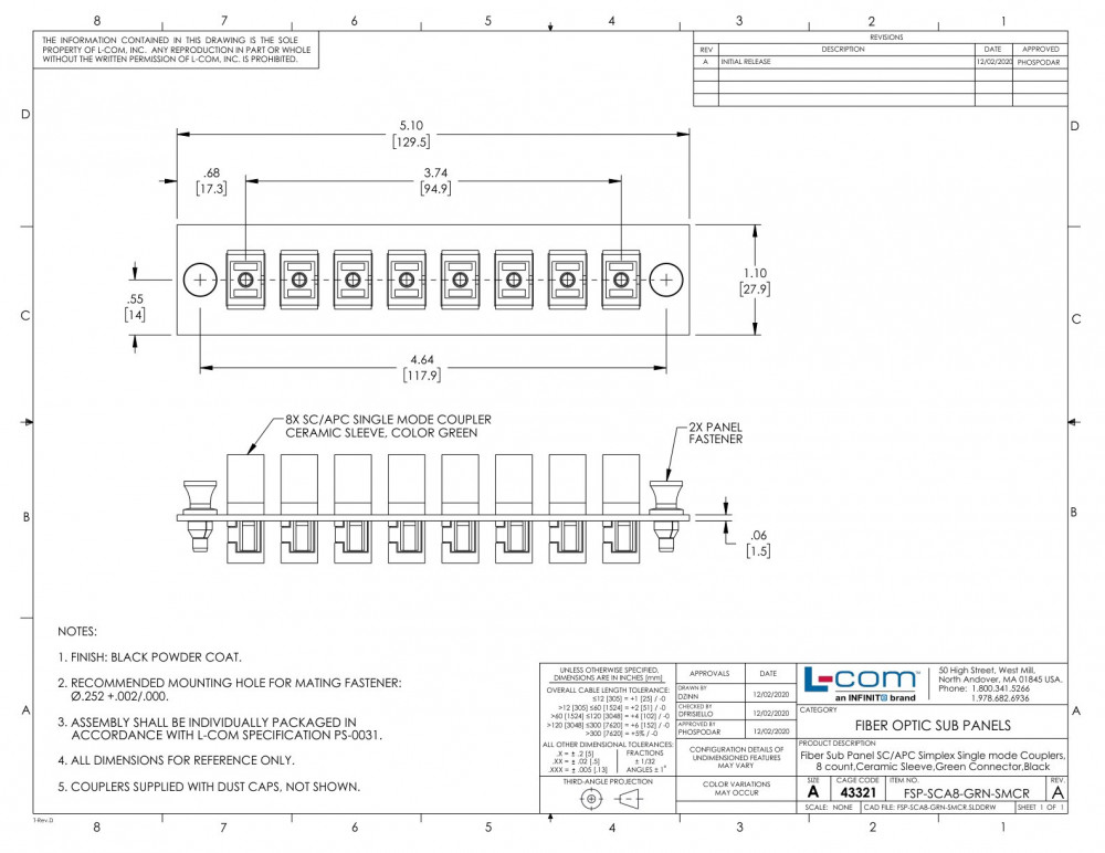 FSP-SCA8-GRN-SMCR technical document preview
