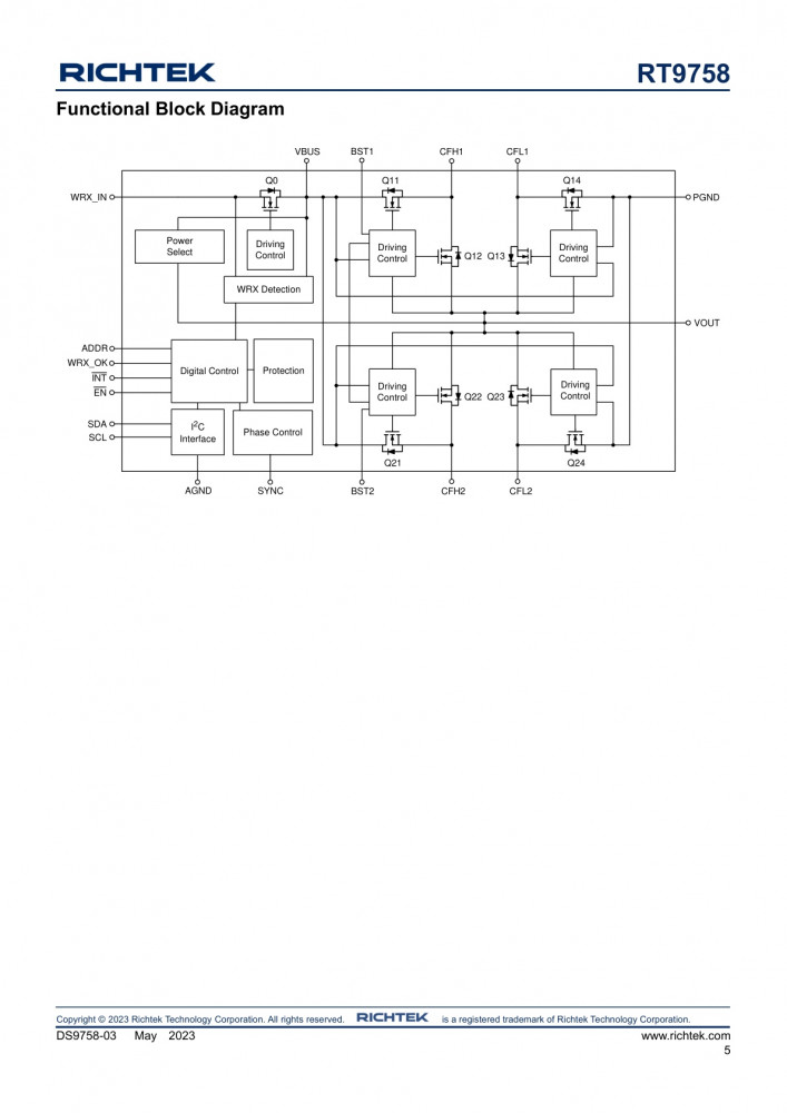 RT9758WSC datasheet page 5