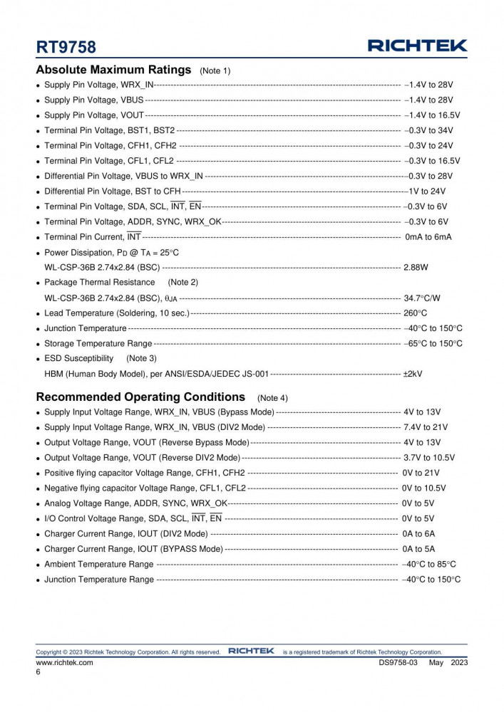 RT9758WSC datasheet page 6