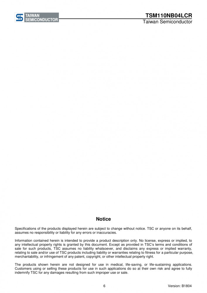 TSM110NB04LCR datasheet page 6