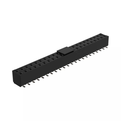 Milli-Grid Vertical Receptacle, 2.00mm Pitch, Dual Row, Surface Mount, Top/Bottom Entry, with Cap, Tube, 0.38µm Gold (Au) Plating, 44 Circuits, Lead-Free