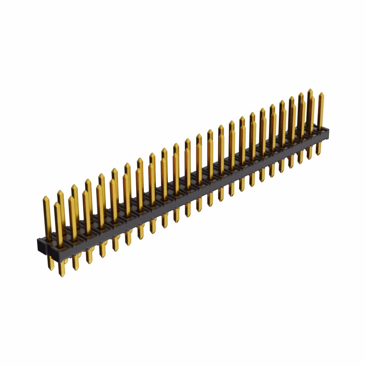 2.00mm Pitch Header, Breakaway, Right-Angle, Through Hole, Vertical, 5 Circuits, 0.38µm Gold (Au) Plating, Tray, Lead-Free