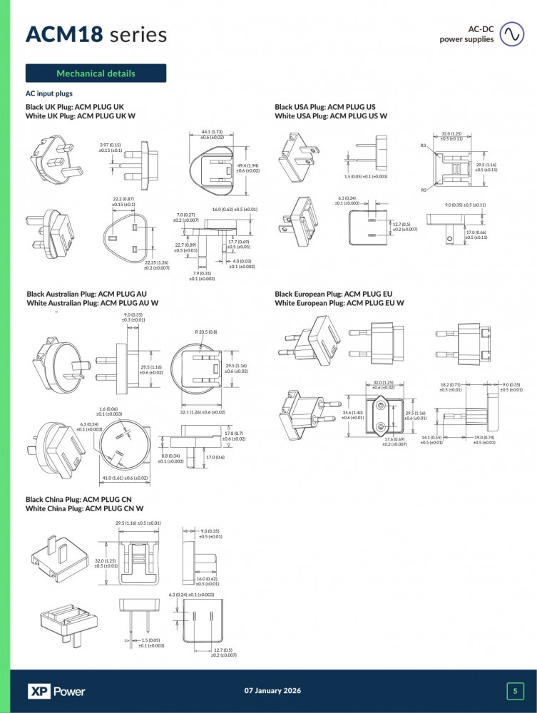 ACM18 series product document preview, page 5