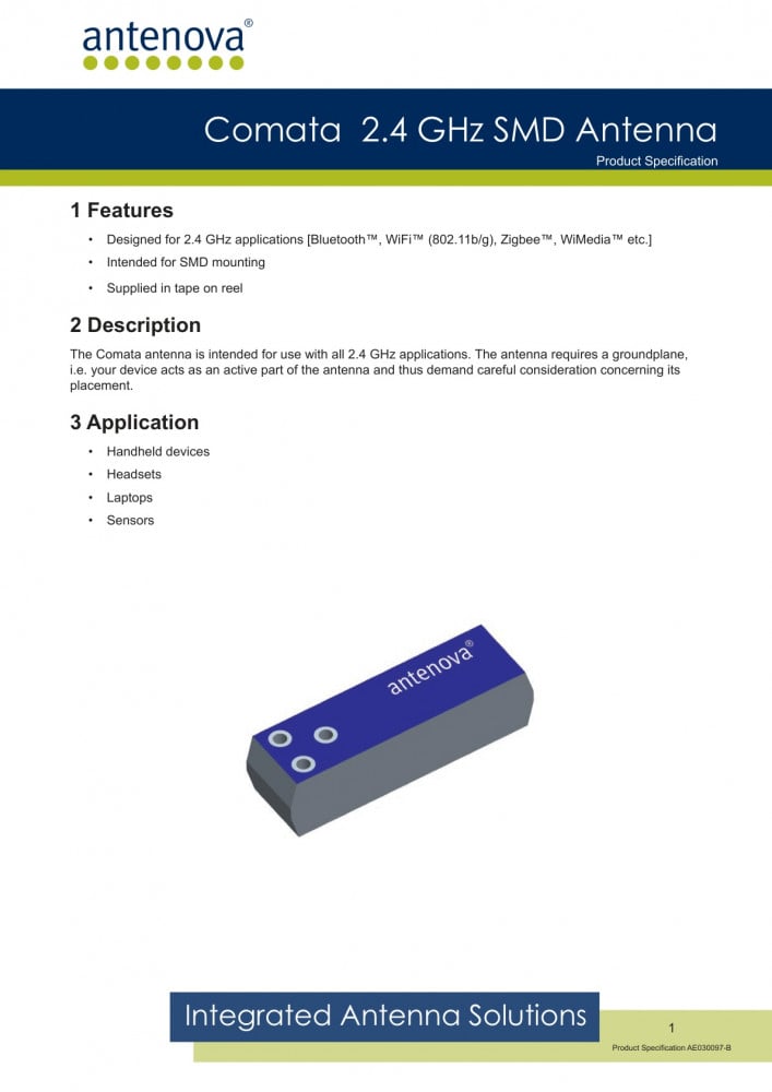 A6111 datasheet page 1