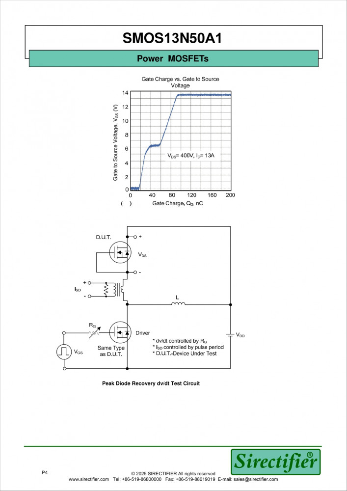 SMOS13N50A1 datasheet page 4