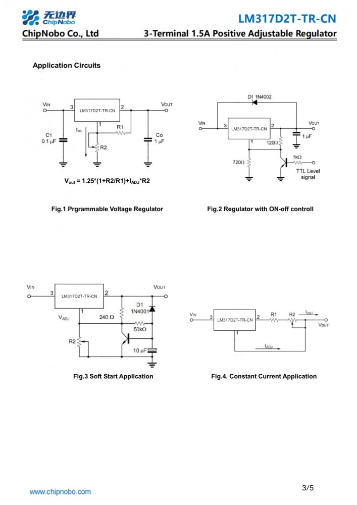 LM317D2T-TR-CN datasheet page 3
