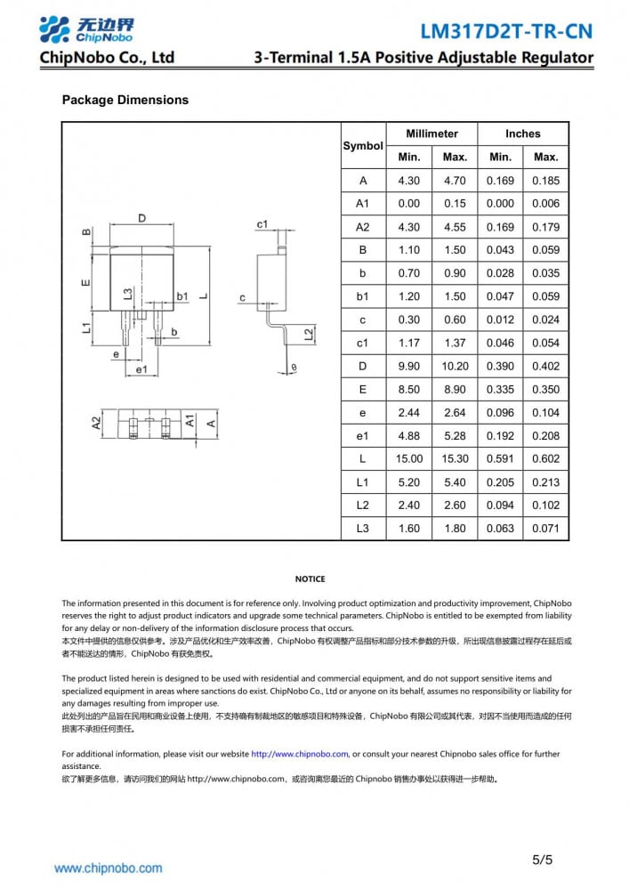LM317D2T-TR-CN datasheet page 5