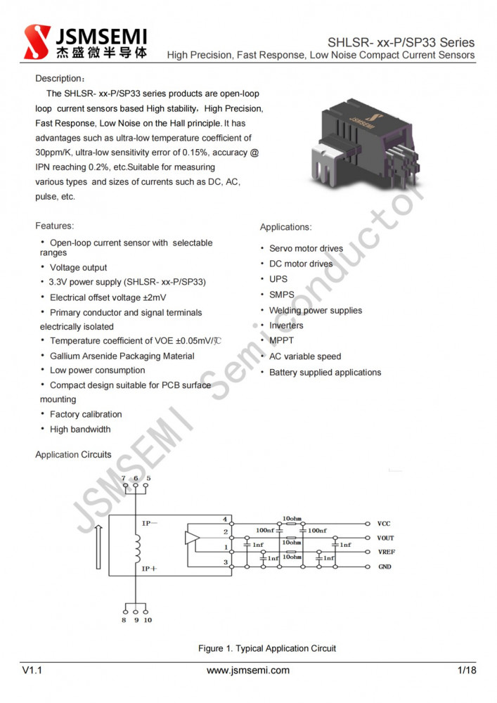 SHLSR32-P/SP33 datasheet page 1