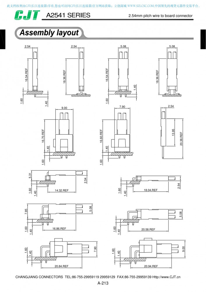 CJT A2541 series datasheet page 2