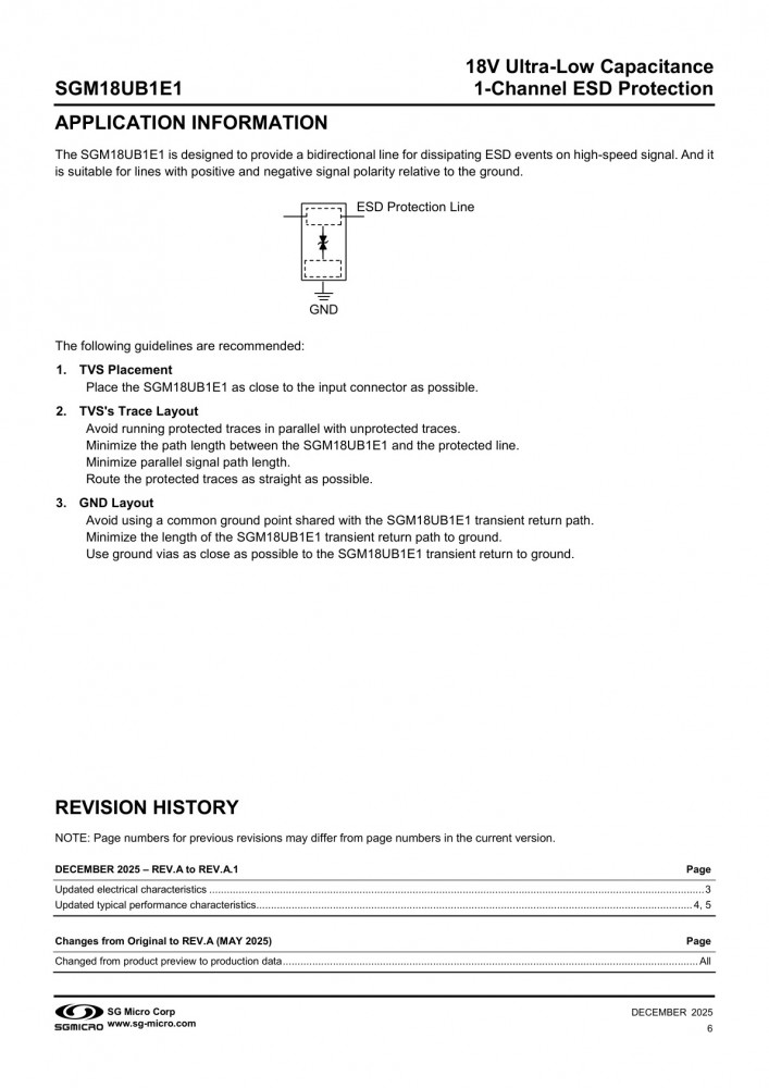 SGM18UB1E1 datasheet page 6
