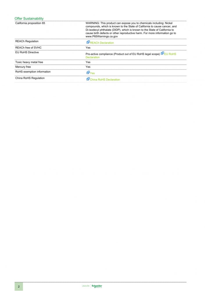 ZB5FSZ3C0 technical document page 2