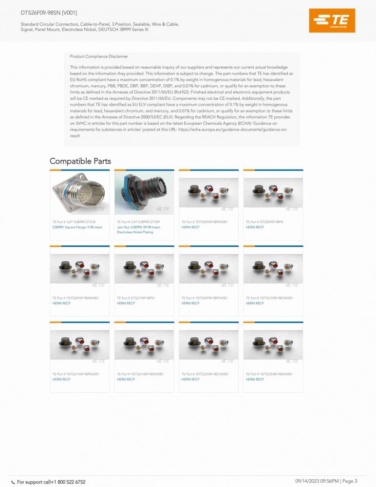M39029/77-428 technical document page 3
