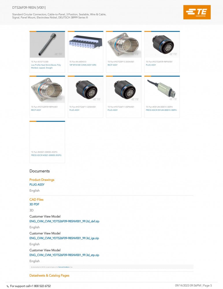 M39029/77-428 technical document page 5