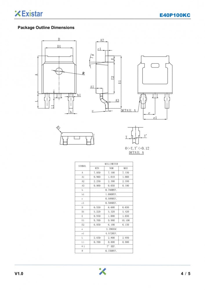 E40P100KC datasheet page 4