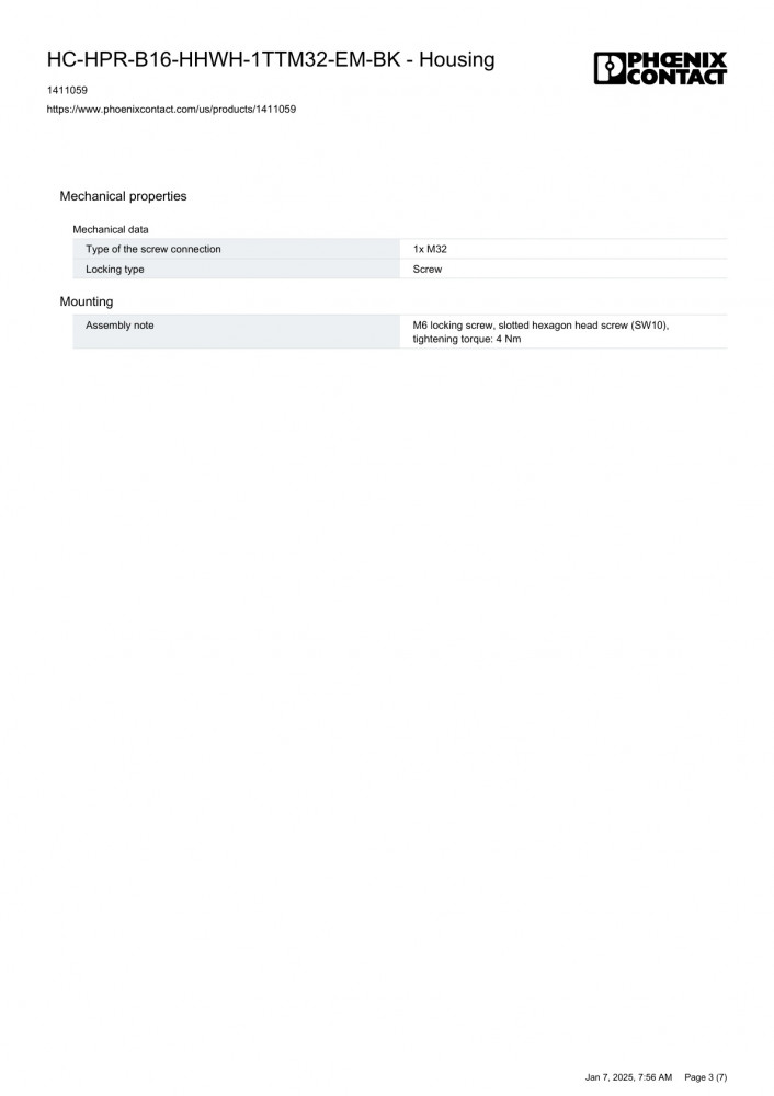 Phoenix Contact 1411059 technical document page 3