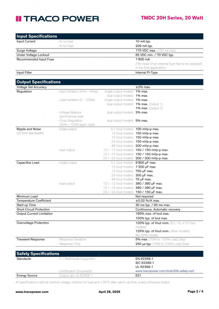 TMDC 20H document preview, page 2