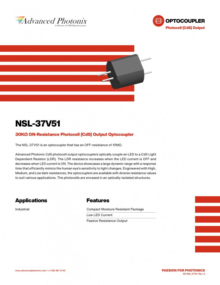NSL-37V51 document preview, page 1