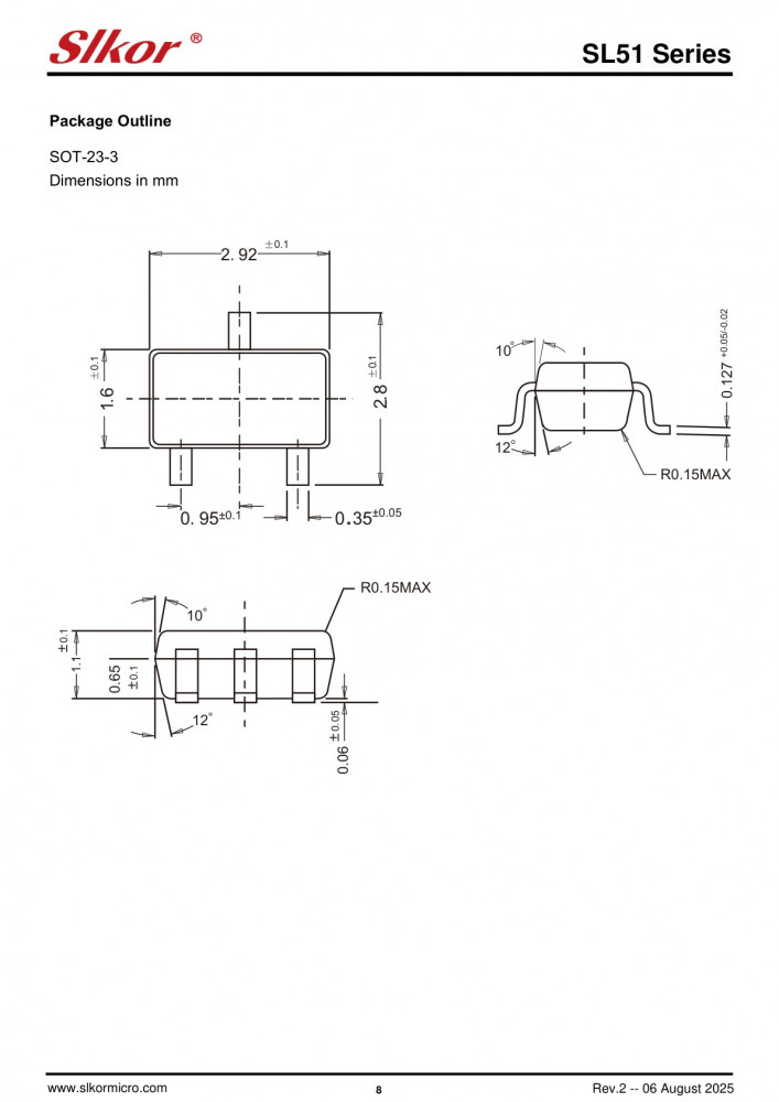 SL51 series datasheet page 8