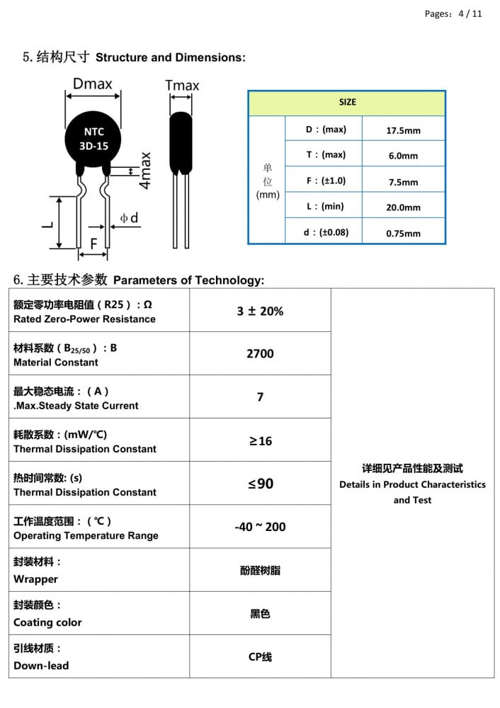 DGCX NTC 3D-15 approval document page 4