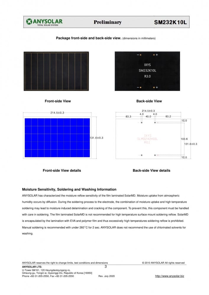 SM232K10L datasheet page 3