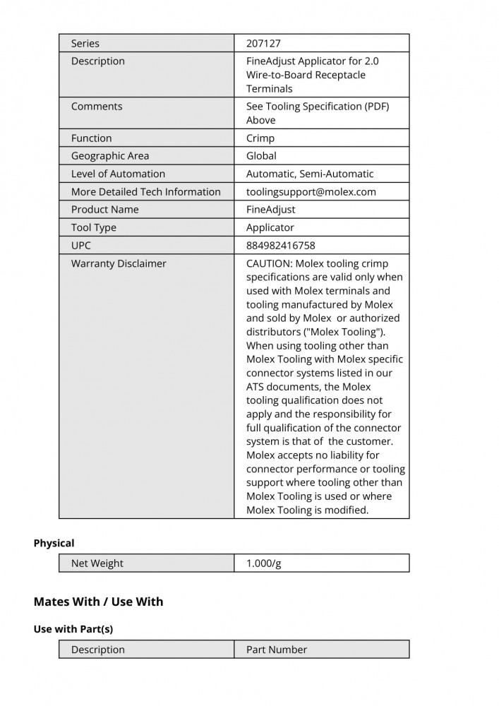 MOLEX 639022800 document preview, page 2