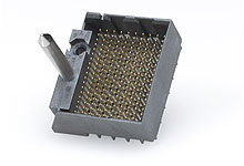 Impact 100 Ohm 6 Pair Vertical Backplane Header, Left Guided, Right Endwall, 10 Columns, 180 Circuits, Pin Length 4.50mm, Plated Through Hole Dimension 0.46mm, Lead-Free