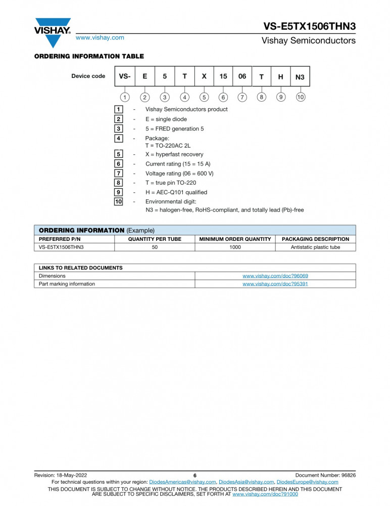 VS-E5TX1506THN3 datasheet page 6