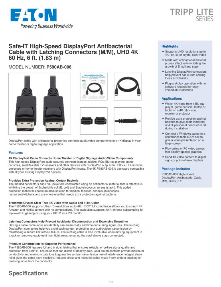 P580AB-006 technical document page 1