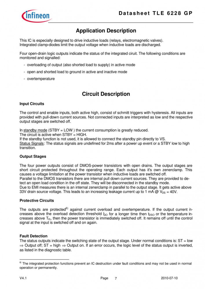 TLE6228GP datasheet page 7