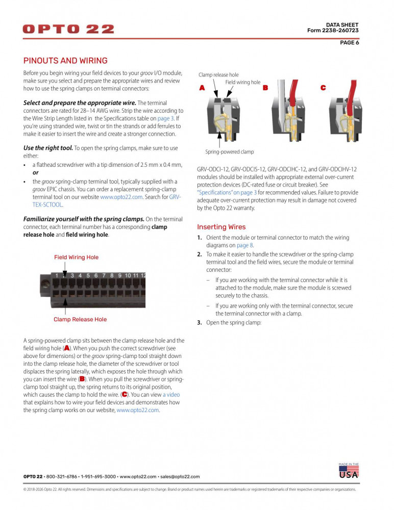 GRV-ODCIHC-12 technical document page 6