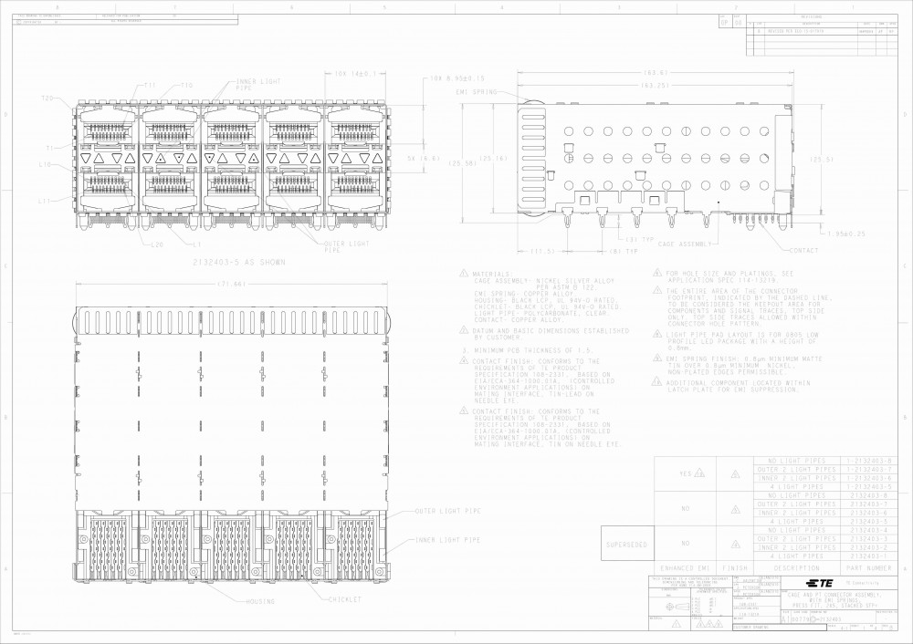 TE Connectivity 1-2132403-8 drawing sheet 1