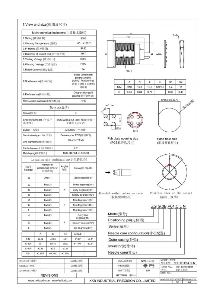 ZGG.0B.P04.CLN technical drawing preview
