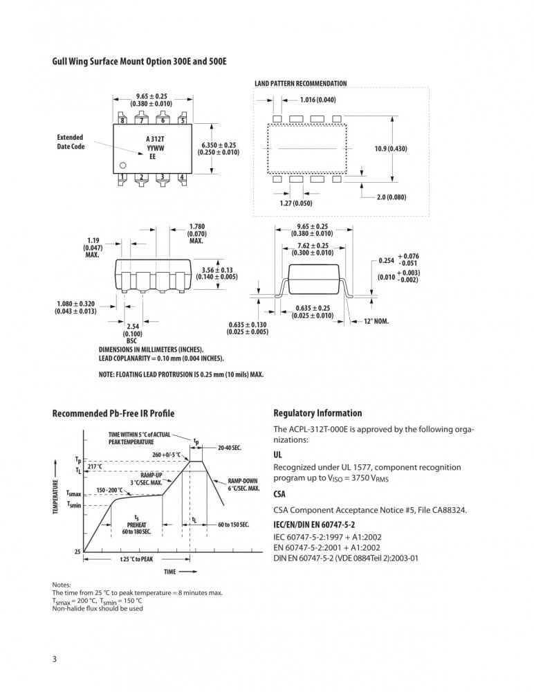 ACPL-312T-300E datasheet page 3