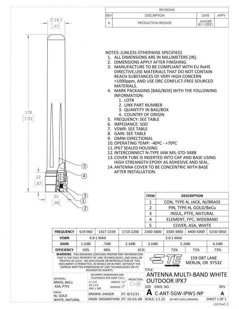 ANT-5GW-IPW1-NP product drawing preview