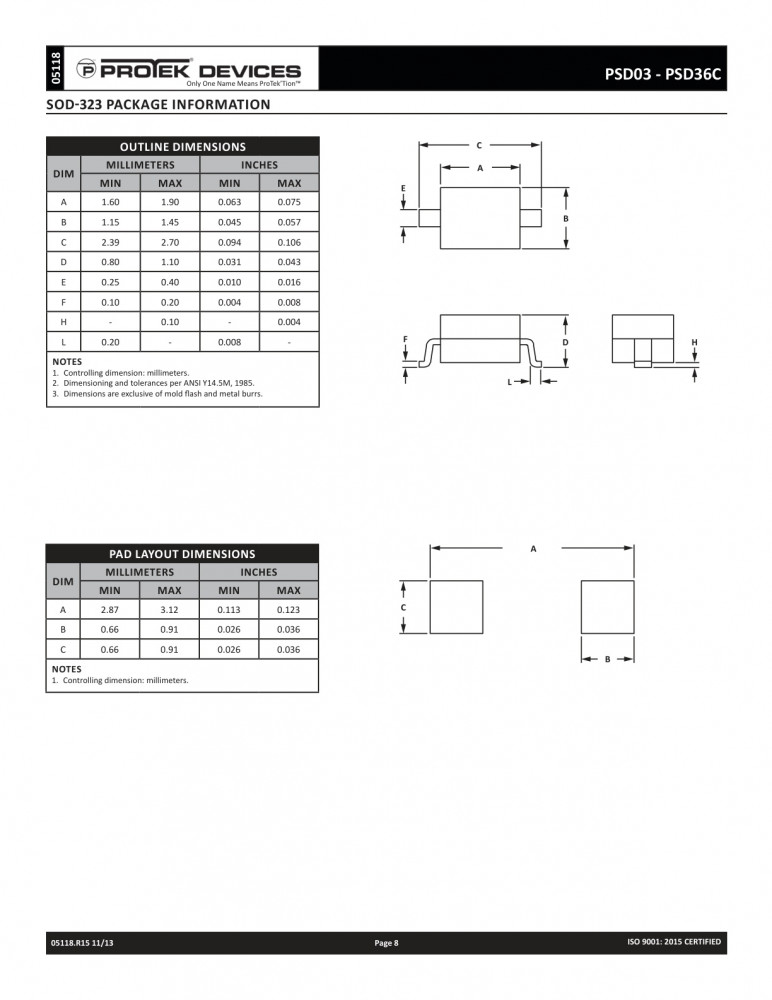 PSD08 datasheet page 8