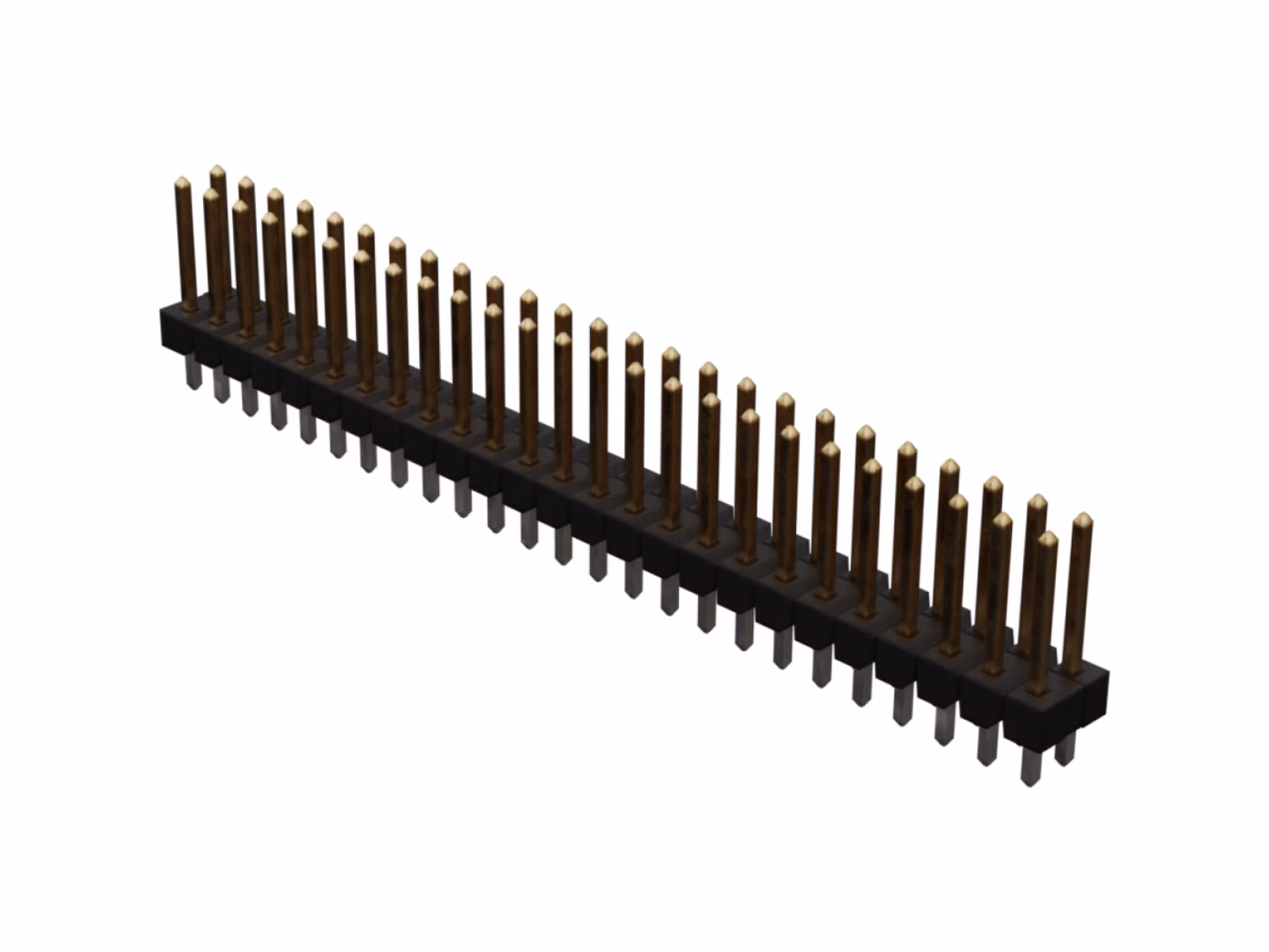 C-Grid Header, 2.54mm Pitch, Through Hole, Dual Row, Vertical, 50 Circuits, 0.38µm Gold (Au) Plating,  Tray Packaging, Lead-Free for sale