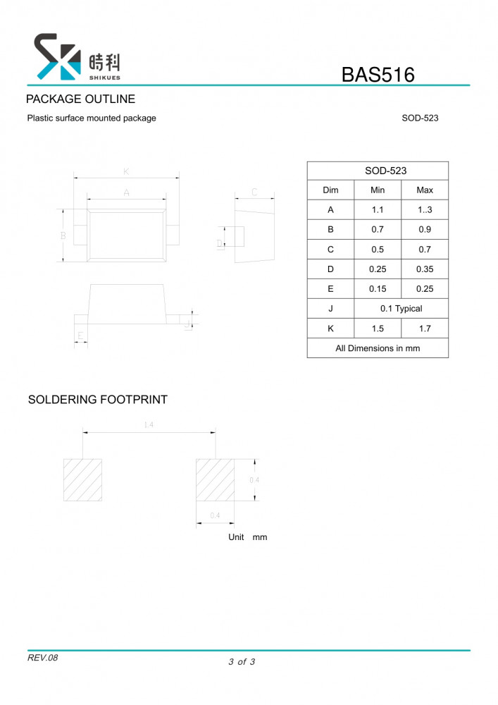 BAS516 datasheet page 3