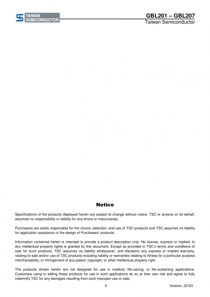 GBL201 datasheet page 5