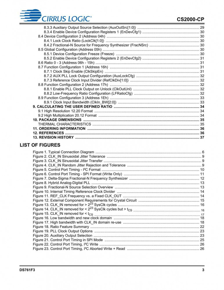 CS2000CP datasheet page 3