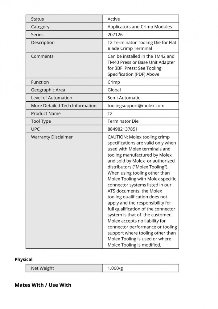 Product document page 2