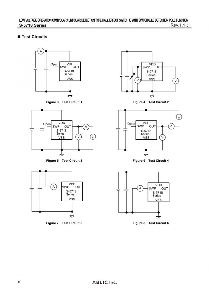 S-5718 datasheet page 10